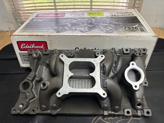 Edelbrock Intake Manifold 7516 Performance RPM Air Gap Vortec Intake ...