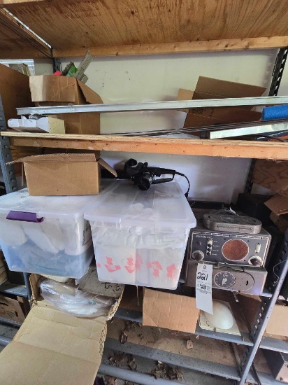 Shelf contents, pierce 260 wire recorder, electric chain saw | Online ...