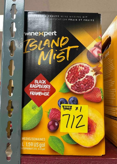 (1) Winexpert Island Mist Wine Kit- Black Raspberry | Industrial ...