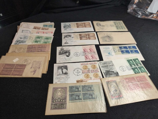 USPS plate number blocks and first day covers | Online Auctions | Proxibid