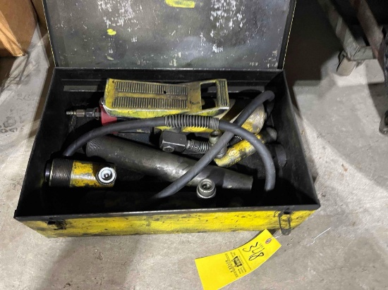 Enerpac air hydraulic pump and tool box | Online Auctions | Proxibid