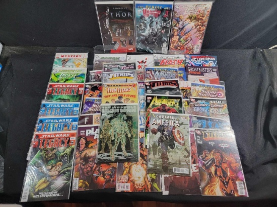 About 40 modern Super Hero Comic Books Star Wars Comics | Online ...