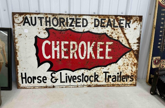 Large Cherokee Dealer's Sign - Horse & Livestock Trailers | Online ...
