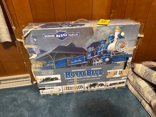 Bachman big haulers blue royal train set | Art, Antiques & Collectibles ...