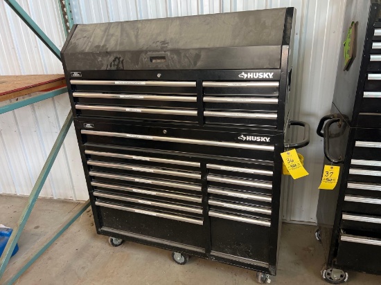 Husky Two Pc. Stack Tool Chest | Online Auctions | Proxibid