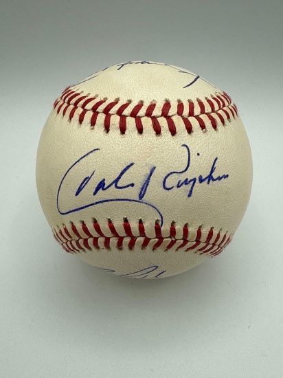 Cal Ripken, Cal JR., Billy Ripken Autographed Official American League ...