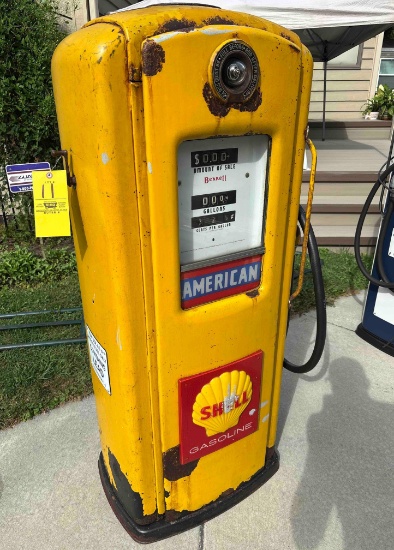 Bennett 766 Fuel Pump Painted In Shell Colors | Online Auctions | Proxibid
