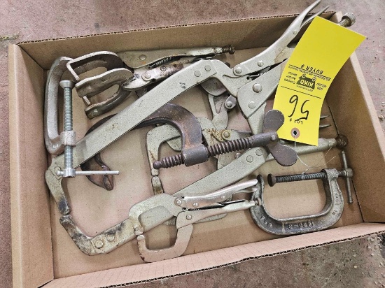 Box of Assorted Clamps | Online Auctions | Proxibid