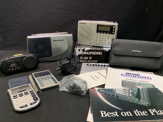 Calculators and assorted radios | Online Auctions | Proxibid