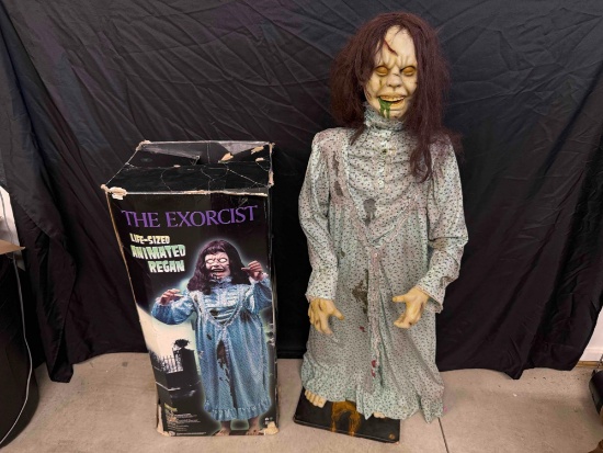 The Exorcist Animated Regan Halloween Decor | Art, Antiques ...
