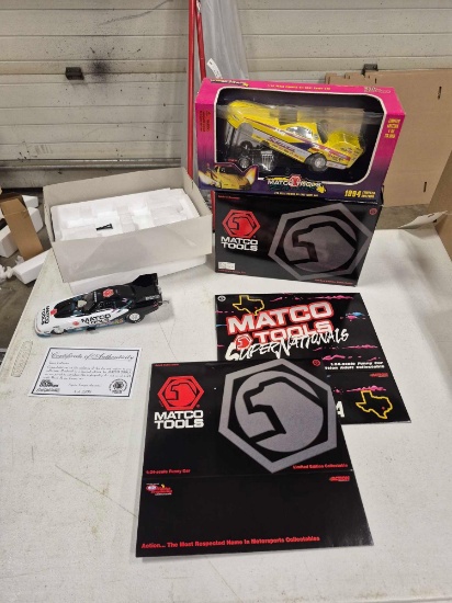 3 Matco Tools Dean Skoza Die Cast Funny Car Models w/ Extras | Heavy ...