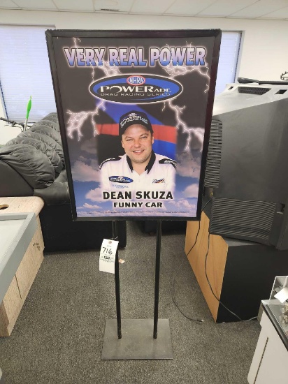 Dean Skuza Funny Car Poster and Stand | Online Auctions | Proxibid