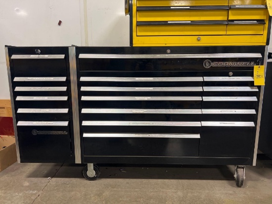 Cornwell Rolling Tool Chest with Side Mount Cabinet | Heavy ...