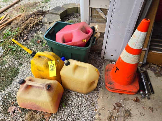 Fuel cans, grease guns, traffic cones | Industrial Machinery ...