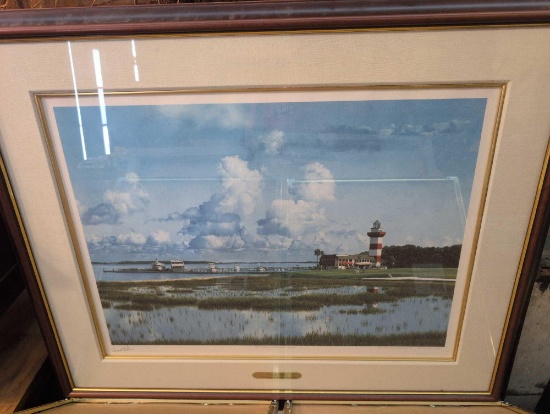 The 18th at Harbour Town, pencil signed by Arnold Palmer by Helen ...