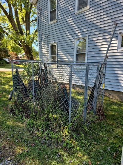 Large Assortment of Tomato Stakes, Wire Fencing, Piping, & T-Posts ...