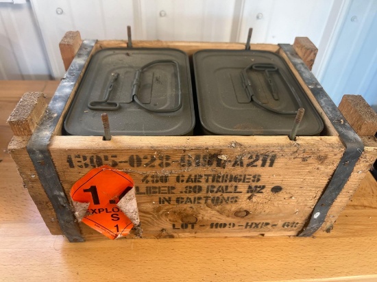 Crate of 480 Cartridges of Cal .30 Ball M2 | Guns & Military Artifacts ...