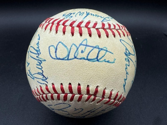 1985 Seattle Mariners Autographed Team Ball on Official American League ...