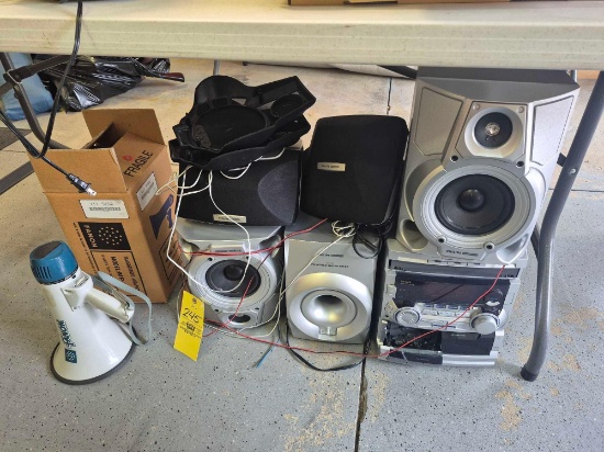 Philips FW768P Mini-Hifi Stereo System & Fanon Megaphone | Online ...