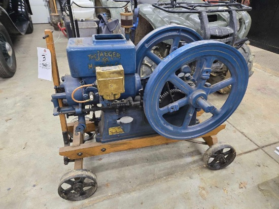 1914 The Jaeger Machine Co size No. 5L hit and miss engine | Farm ...