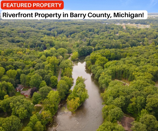 Riverfront Property in Barry County, Michigan! | Real Estate Land ...