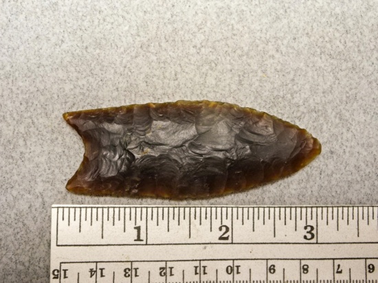 Paleo Fluted Point - 3 in. - Knife River Flint | Art, Antiques ...