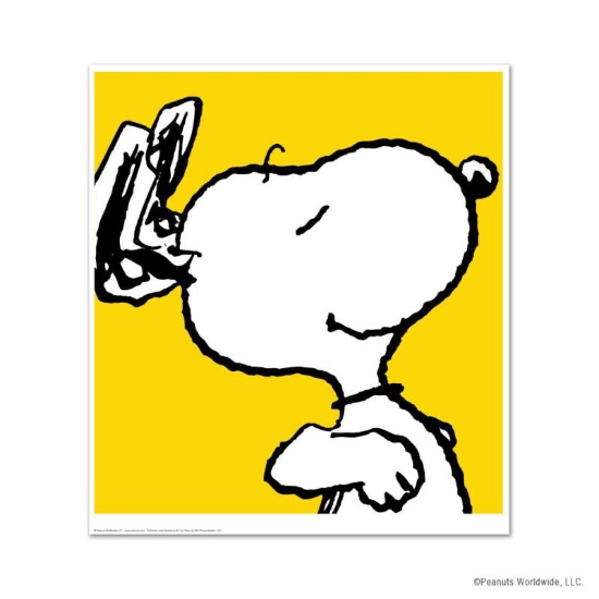 Snoopy: Yellow by Peanuts, | Art, Antiques & Collectibles Art Prints ...