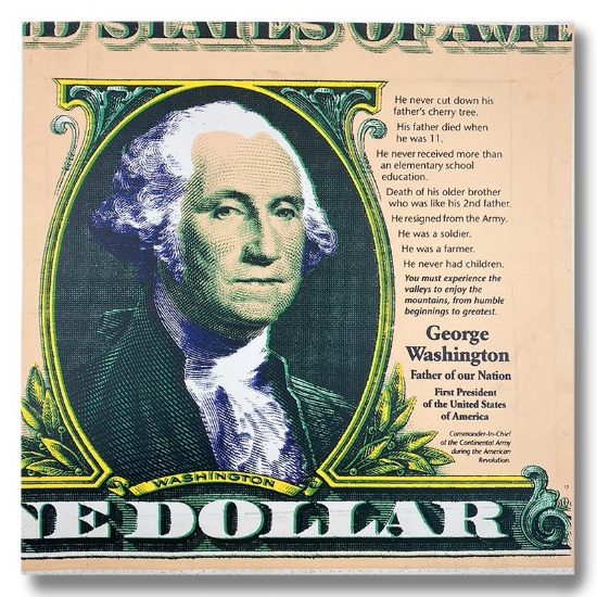 George Washington, Father of Our Nation by Steve Kaufman (1960-2010 ...