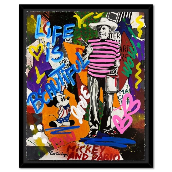 Pablo Picasso In Action by Rovenskaya Original | Art, Antiques ...