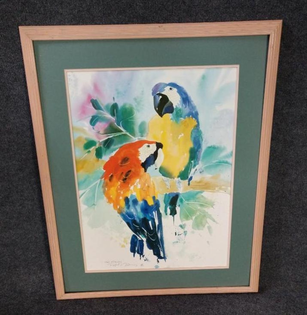 Watercolor Painting Robert A Fleming Watercolor Framed Painting Art ...