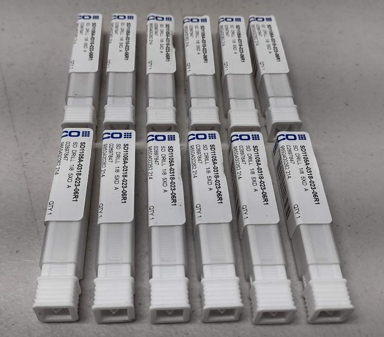 12 NEW SECO SD1105A-0318-023-06R1 SINGLE DRILLS | Proxibid