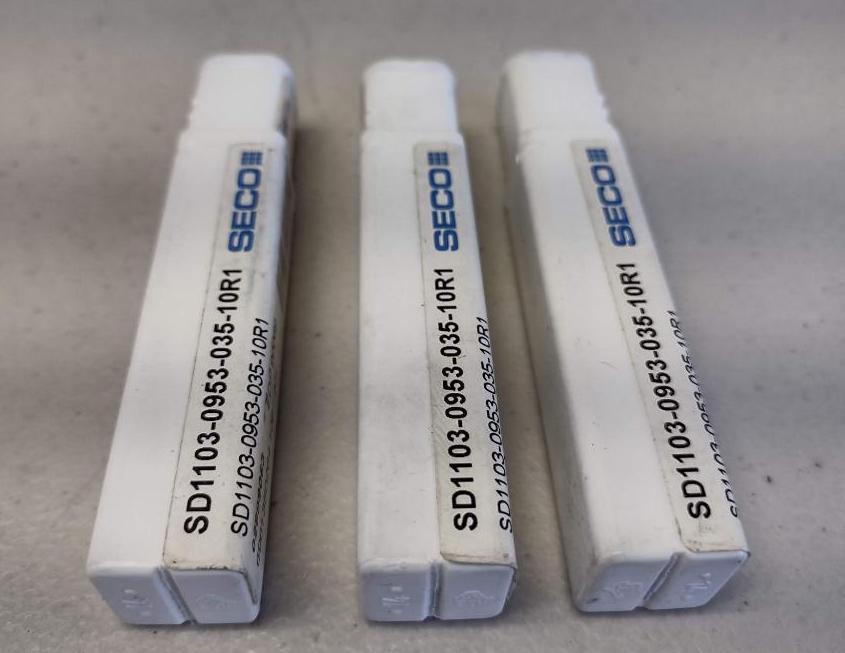 3 NEW SECO SD1103-0953-035-10R1 SINGLE DRILLS | Proxibid