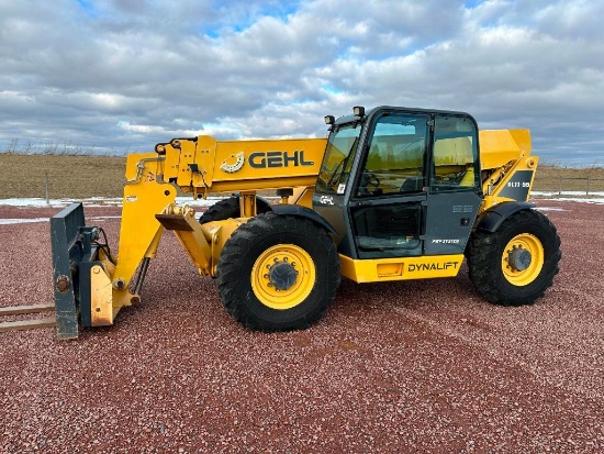 2011 Gehl DL1155 telehandler, cab w/AC, 4x4, John Deere diesel engine ...