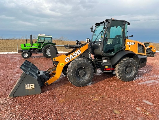 2022 Case 321F wheel loader, cab w/AC, 405/70R20 tires, 3-spd hydro ...