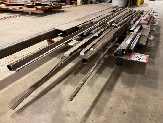 Pallet of 304 and 316 stainless steel stock; square tube, round tube ...