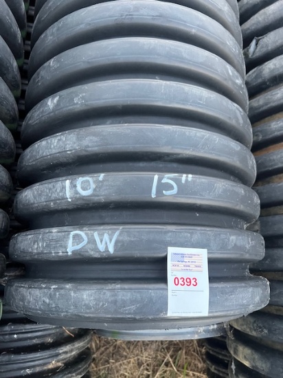 black culvert pipe DOT SPEC with certificate 10’ length 15” double wall ...