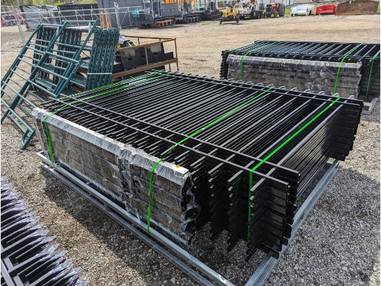 200' of Steel Fence w/ Posts | Estate & Personal Property Yard, Garden ...