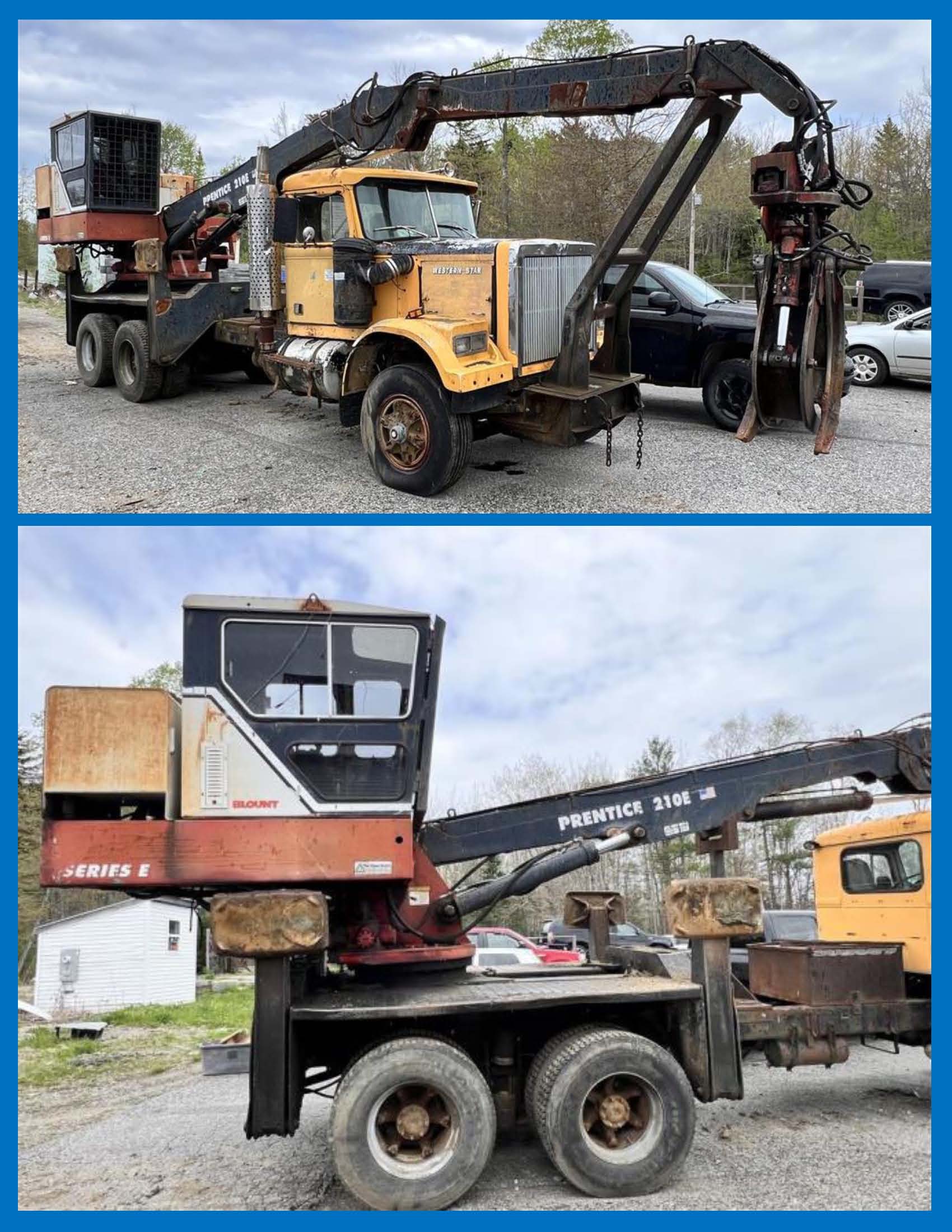 PRENTICE 210E TRUCK MOUNTED LOG LOADER W/ | Proxibid