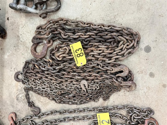 LOT OF 4-ASSORTED RIGGING CHAINS | Online Auctions | Proxibid