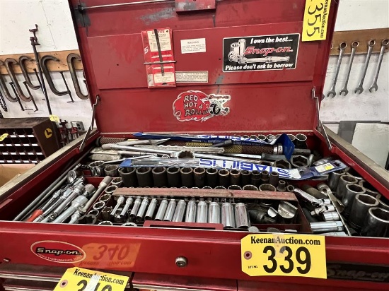 CONTENTS OF 1-DRAWER: ASSORTED SOCKETS, DEEP IMPACTS, KNUCKLES, RATCHETS, EXTENSIONS | Heavy ...