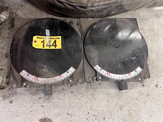 SET OF 2-ALIGNMENT TURN TABLES | Industrial Machinery & Equipment Auto ...