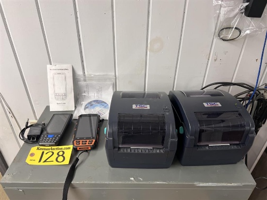 LOT: 2-HANDHELD TERMINALS W/ 2-TSC PRINTERS, 2016 BARTENDER SOFTWARE | Online Auctions | Proxibid