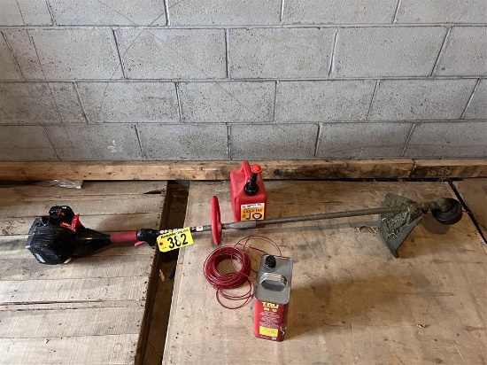 HYPER TOUCH STRING TRIMMER, LINE, 2-FUEL CANS | Online Auctions | Proxibid