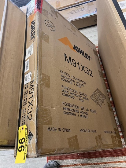 NEW IN BOX ASHLEY FURNITURE QUEEN FOUNDATION, ITEM #M91X32 | Online ...