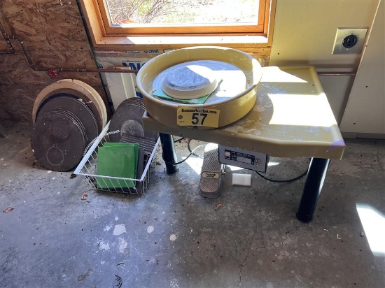 BRENT MODEL C-REV POTTER'S WHEEL, 110V, 1/2HP, 225LB. CAPACITY | Online ...