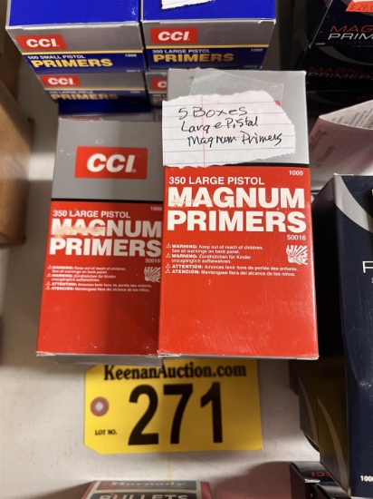 BID PRICE X 5 - (5) BOXES OF LARGE MAGNUM PISTOL PRIMERS | Guns ...