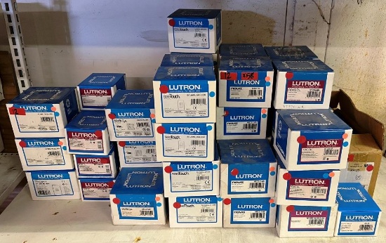 58 BOXES OF NEW MISC. LUTRON LIGHTING HARDWARE | Online Auctions | Proxibid