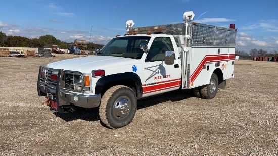 *1993 Chevy 3500 Rescue Truck 4WD, 14K Miles | Commercial Trucks ...