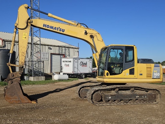 Komatsu PC 160 LC Cab/Air Excavator | Heavy Construction Equipment ...