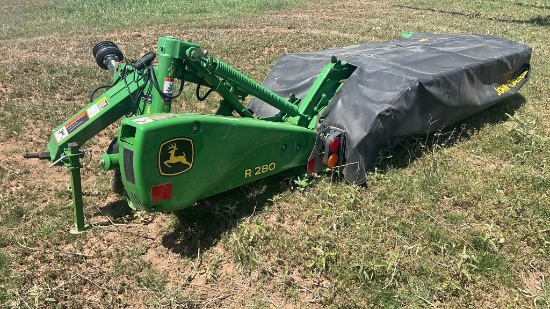 John Deere R280 Disc Mower 3pt | Online Auctions | Proxibid